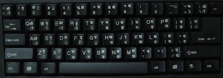 Hindi Typing Keyboard Chart | Computer Hindi Typing Chart PDF