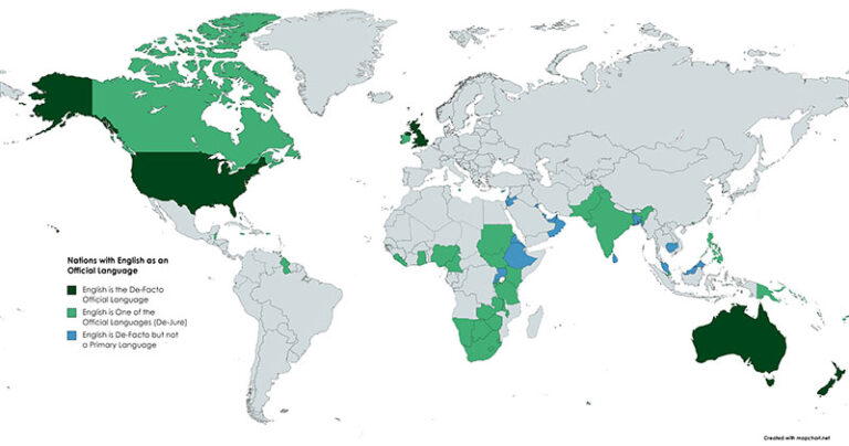 List of majority native English speaking countries